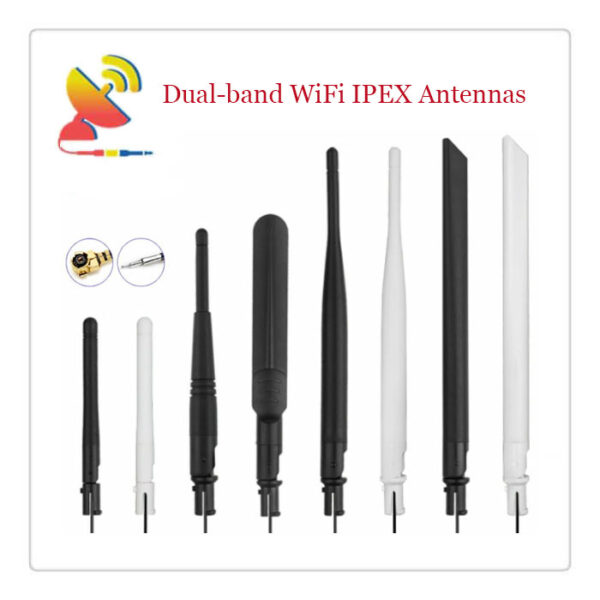 High-performance 2.4/5GHz Dual-band WiFi Antenna IPEX - C&T RF Antennas Inc