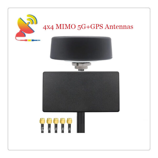 Low-profile 4x4 MIMO Antenna LTE 5G+GPS - C&T RF Antennas Inc